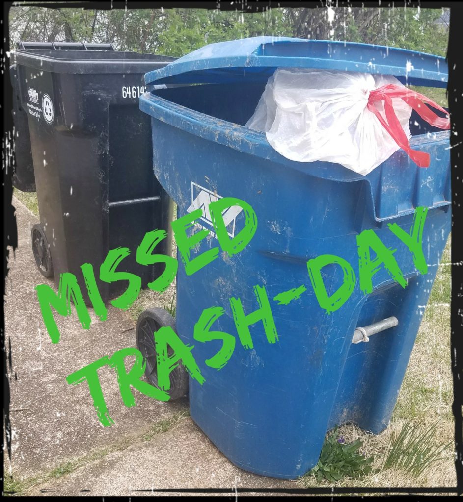 Missed Trash Day | Hands Full of Blessings